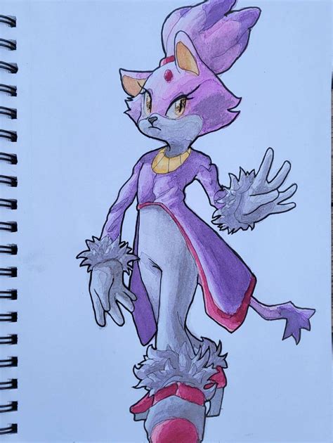 Blaze The Cat By Jonnyboi39 On Deviantart