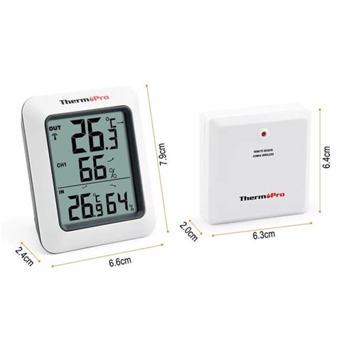 Jual Thermopro Tp60s Thermometer Hygrometer Temperature Harga Murah