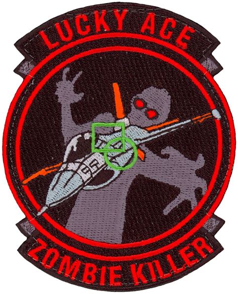 Usaf 83d Fighter Weapons Squadron Lucky Ace Zombie Killer Patch Ebay