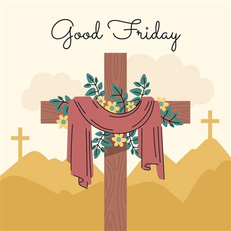 Good Friday Clip Art Vectors And Illustrations For Free Download Freepik