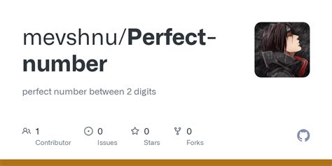 github mevshnu perfect number perfect number between 2 digits