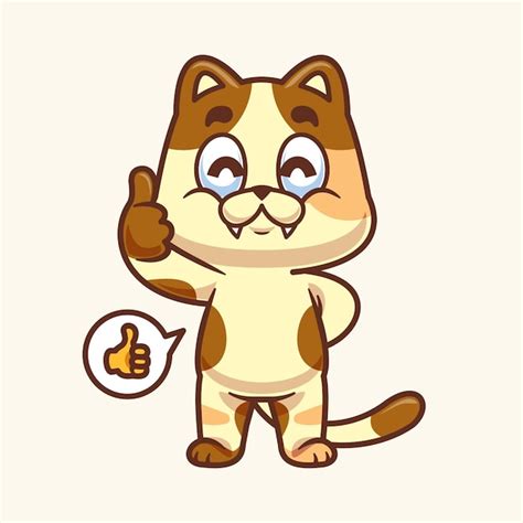 Animated Cat Thumbs Up