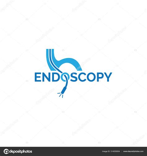 Plantilla Creativa Moderna Del Diseño Del Logotipo Carta Endoscopia