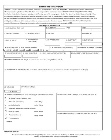 Af Form 2665 Printable Form 2025