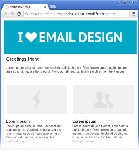 How To Create A Responsive Html Email From Scratch