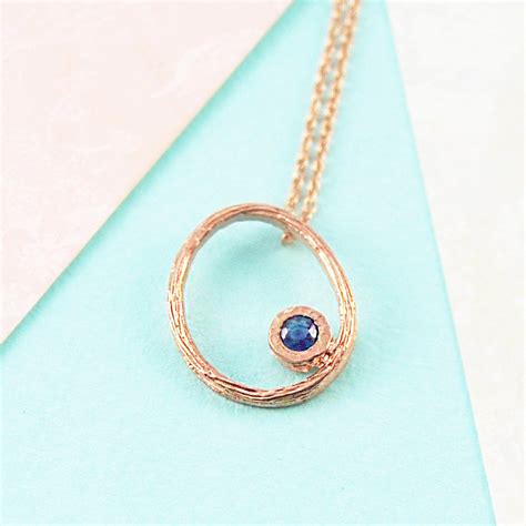 Sept Birthstone Necklace For Women Sept Birthstone Necklace September