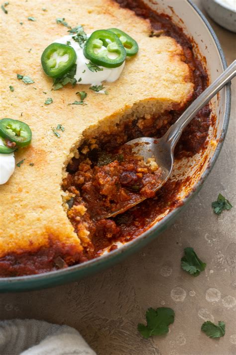 Chili Cornbread Casserole Flavor The Moments