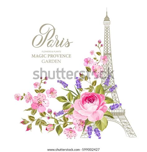 Eiffel Tower Flower Over 3123 Royalty Free Licensable Stock Vectors And Vector Art Shutterstock