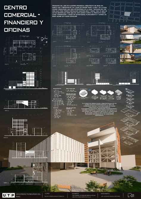 Lamina De Presentación Arquitectónica Editable En Canva Láminas De