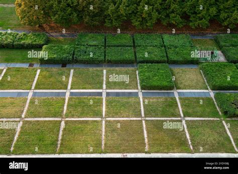 Idea Of A Minimal Green Park With Texture Games Conceived As A Green