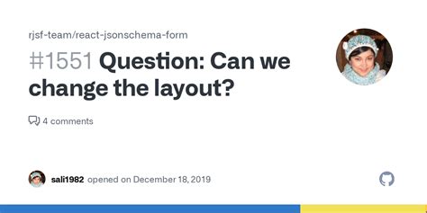 Question Can We Change The Layout Issue Rjsf Team React Jsonschema Form GitHub