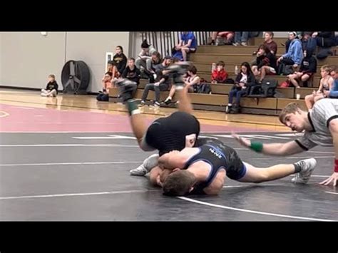 Kaleb At West Bend Youth Wrestling Tournament January 2023 Pin With