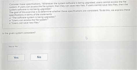 solved consider these specifications whenever the system