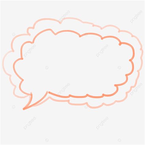 손으로 그린 대화 상자 일러스트 간결한 만화 테두리 테두리 작고 신선한 상자 도트 Png 일러스트 및 Psd 이미지 무료 다운로드 Pngtree