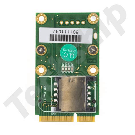 Mini PCI Express Half To Full Size Adapter With SIM Slot 10043 MM2U S MiniPCIe M 2 Card