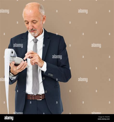 Businessman Calculator Finance Male Man Concept Stock Photo Alamy