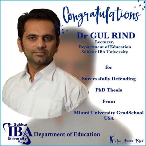 prof dr irfan ahmed rind on linkedin congratulations to dr gul rind