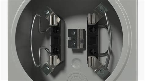 Square D Individual Electricity Meter Socket 3d Model 34 3ds Blend C4d Fbx Max Ma Lxo