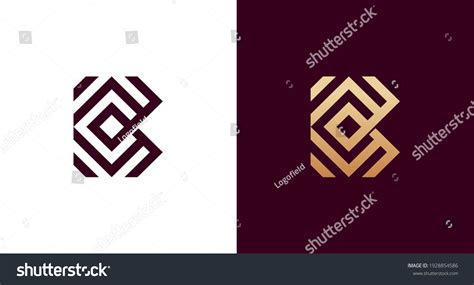 Abstract Letter C B Monogram Elegant Stock Vector Royalty Free 1928854586 Shutterstock