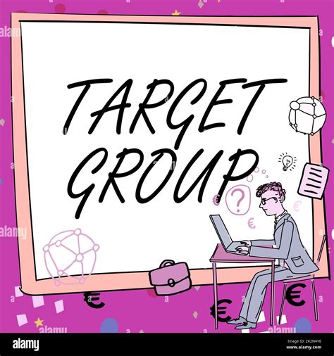 Hand Writing Sign Target Group Internet Concept Particular Showing