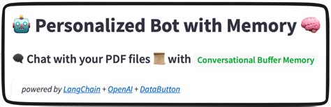 How To Build A Personalized Pdf Chat Bot With Conversational Memory