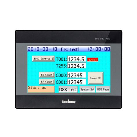 Coolmay Industrial Controller Digital Analog Input Output Plc Hmi Integrated All In One