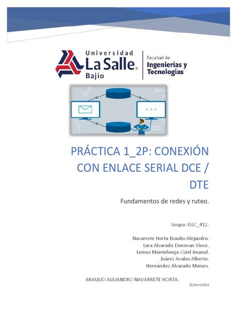 Práctica 1 2p Conexión Con Enlace Serial Dce Dte Equipo 1 Issc 412 Pdf Enrutador