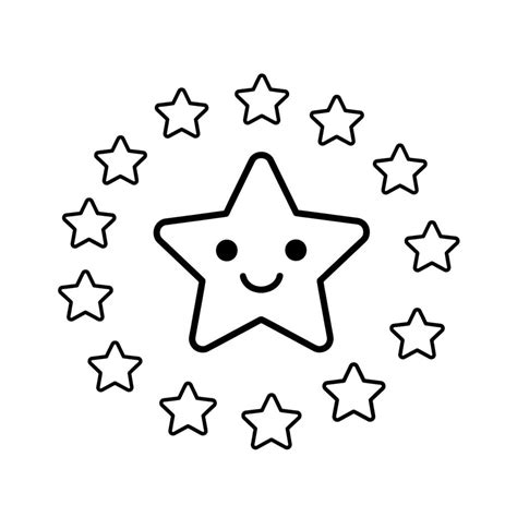 Dibujos De Estrellas Para Colorear E Imprimir Coloringlib