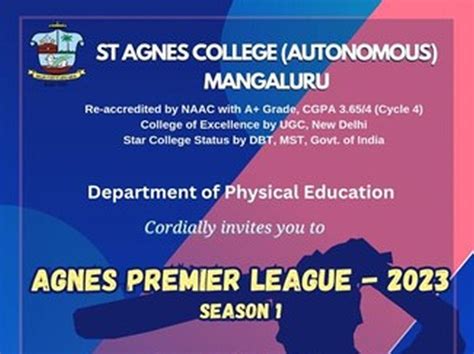 Agnes Premier League St Agnes College Autonomous Mangaluru