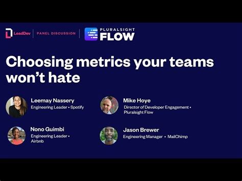 Free Video Choosing Metrics Your Teams Won T Hate From LeadDev Class Central