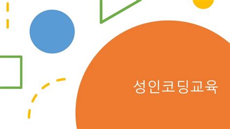 성인코딩교육 한 달만에 기초 끝내는 방법 네이버 블로그