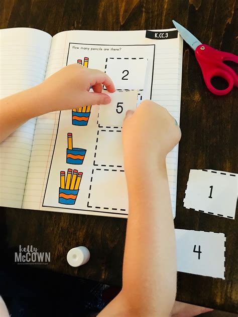 Kelly Mccown Interactive Math Notebook Kindergarten August