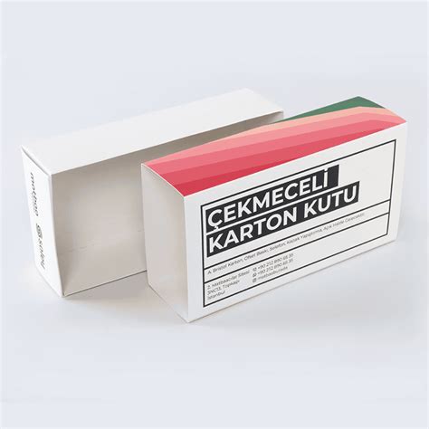 Drawer Style Carton Box Matbaa Burada