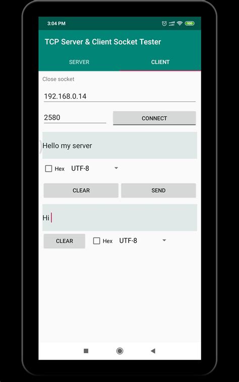 Tcp Server And Tcp Client Socket Tester Apk For Android Download