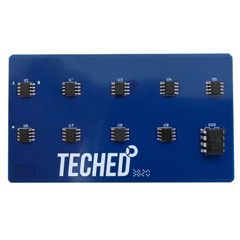 TECHED BASIC EEPROM TEST PCB Programmer Cables Accessories LSC Complete Security