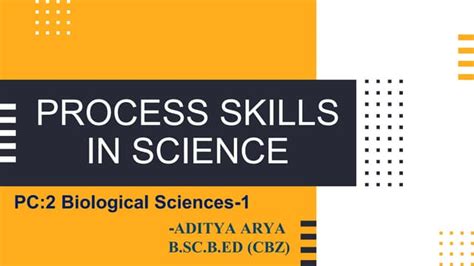 Science Process Skills Ppt