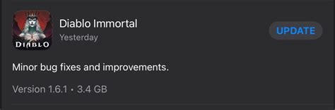 New Ios App Icon What Bug Fixes R Diabloimmortal