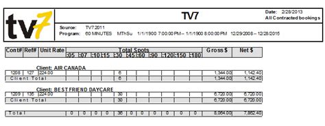 Billing Reports Program Billing Report