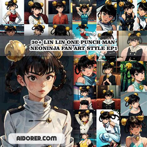 Lin Lin One Punch Man Neoninja Fan Art Style E By Aidorable On