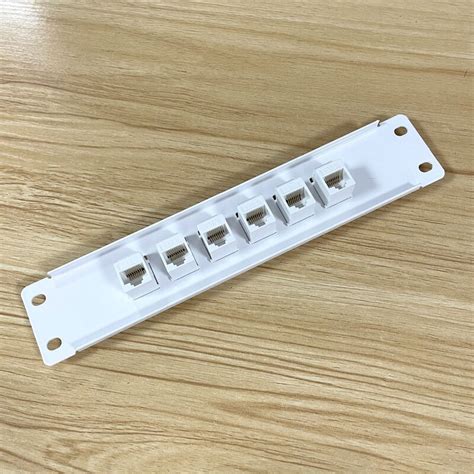 CAT Port Shielded Patch Panel RJ G Ready Metal Housing Color Coded Labeling For T A And