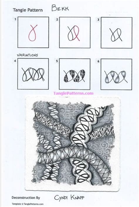 Tangle Pattern Diagram