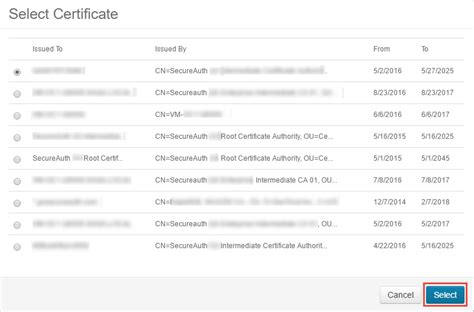 Secureauth Idp Digital Certificate Overview