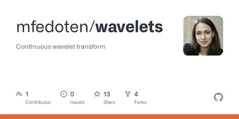 Github Mfedotenwavelets Continuous Wavelet Transform