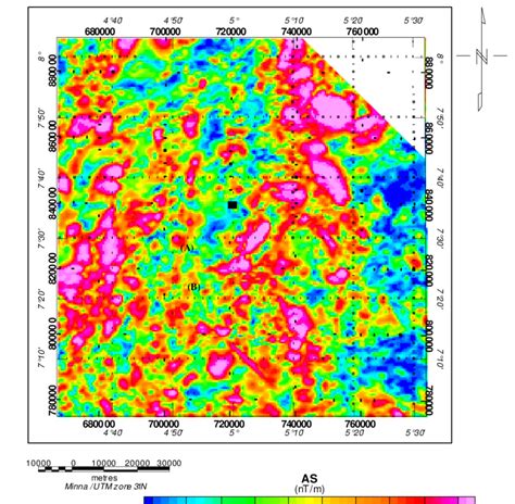 Analytic Signal Map Of The Study Area Lo Cation O F Iko Go Si Wa Rm Download Scientific