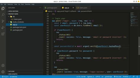 Hash A Password With Argon2 Nodejs 2 Arabic Youtube