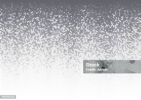 육각형의 추상적인 모자이크입니다 기하학적 하프톤 패턴입니다 가리기에 대한 스톡 벡터 아트 및 기타 이미지 가리기 개념