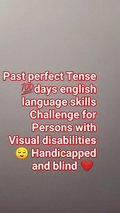 Day 5💯days English Language Skills Challenge For Persons With Visually