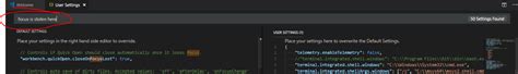 Searching User Settings Is Ineffective Issue Microsoft Vscode GitHub