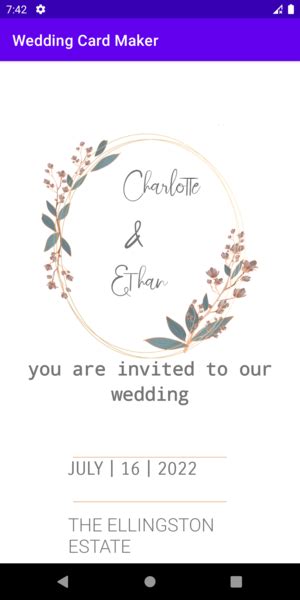 github ahmetbasibuyuk weddingcardmaker wedding card maker app made