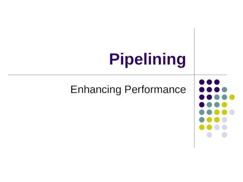 Ppt Pipelining Enhancing Performance Datapath As Designed In Ch 5